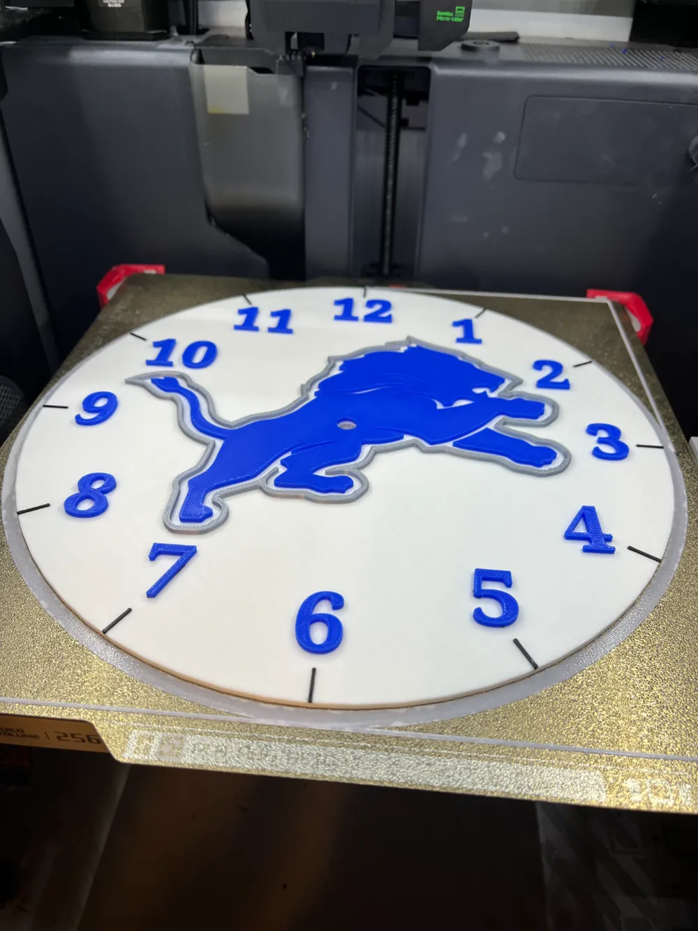 Detroit Lions Clock by infamous61 - MakerWorld