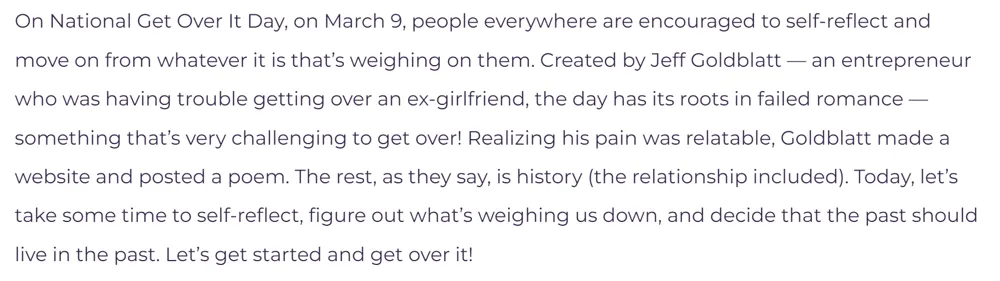 "Get Over It" 2D sign - for National Day (March 9) by kabendesign ...