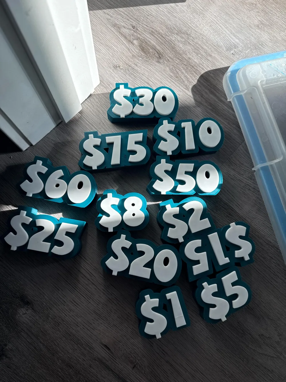 Vendor Table Top Price Blocks - Free 3D Print Model - MakerWorld