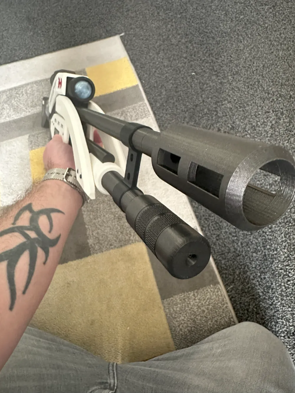 Mass Effect M92 Mantis Sniper Rifle Prop Model by MikeW - MakerWorld