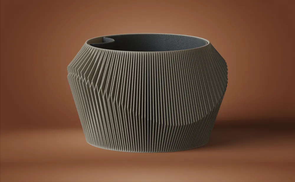 Macetas de fachada ondulada – Diseño paramétrico japonés por Ikigaiform ...