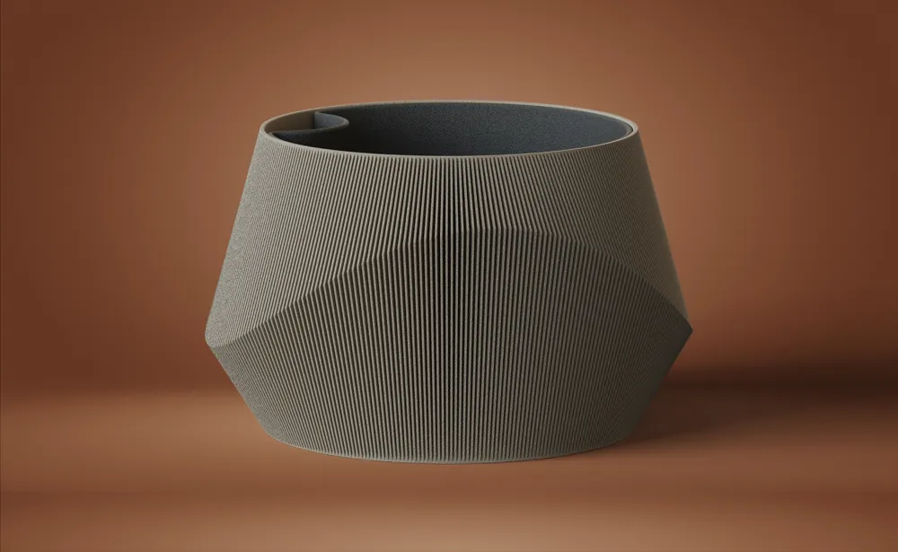 Macetas de fachada ondulada – Diseño paramétrico japonés por Ikigaiform ...