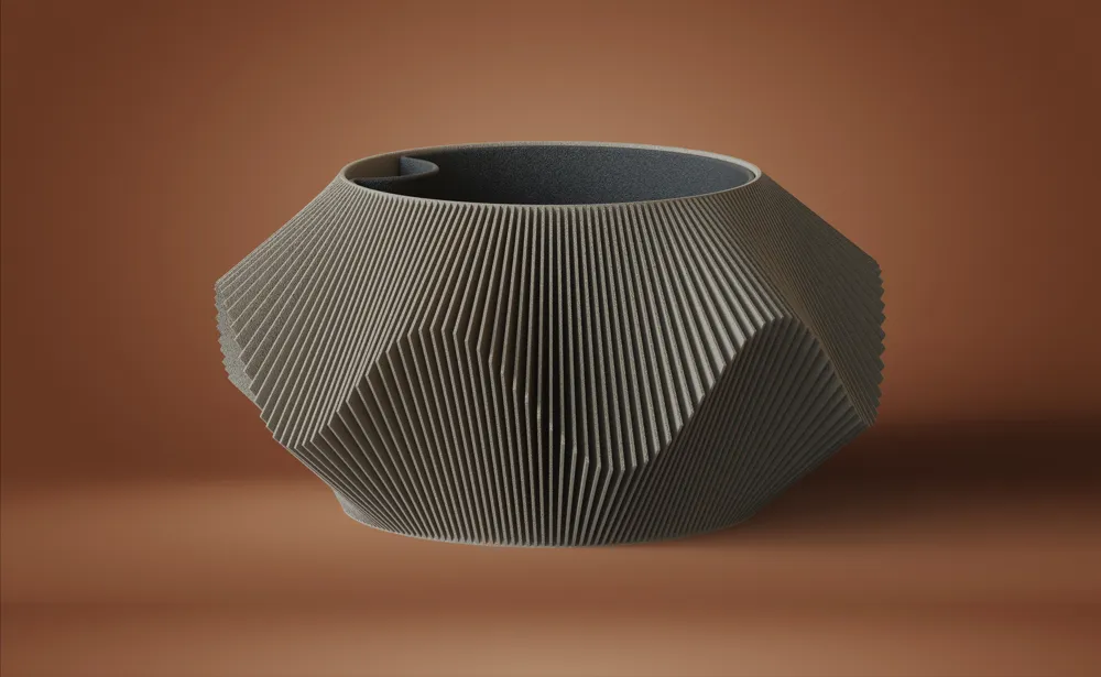 Wavy Facade Planters – Japanese Parametric Design - Free 3D Print Model ...