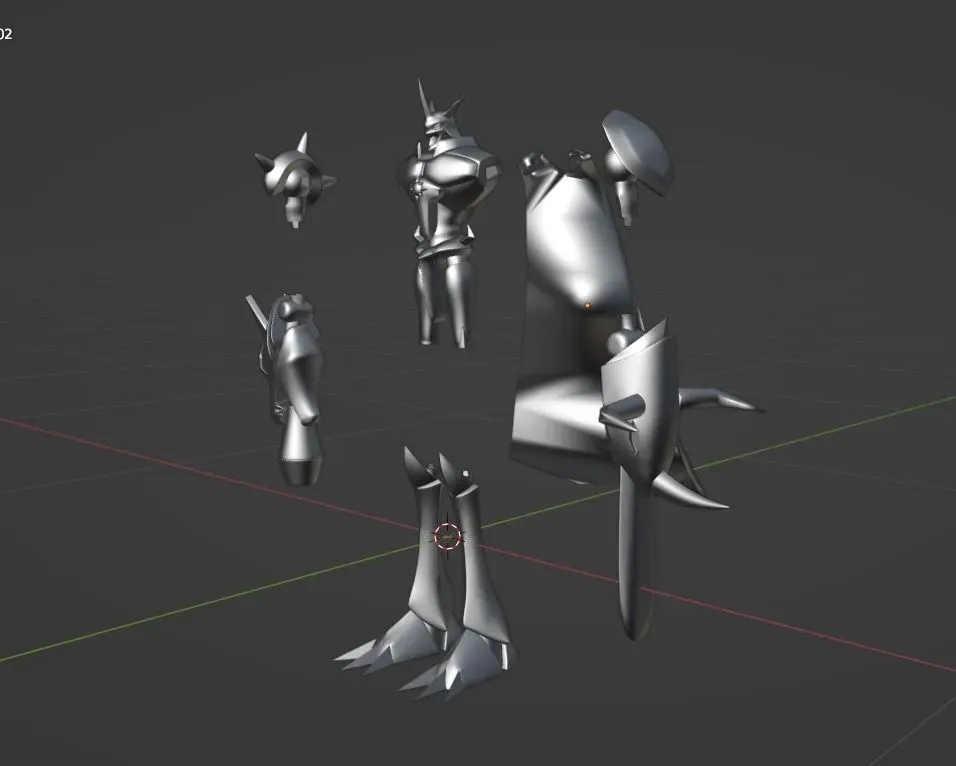 Digimon Royal Knights Series Part 1: Omnimon, formed by the fusion of ...