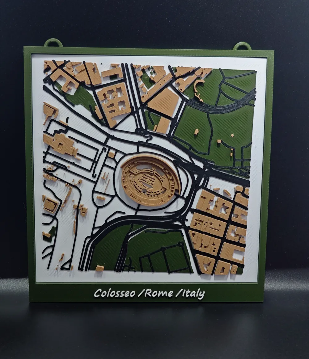 Colosseum Rome Italy 3D Miniature Model by sh85_Printing MakerWorld ...