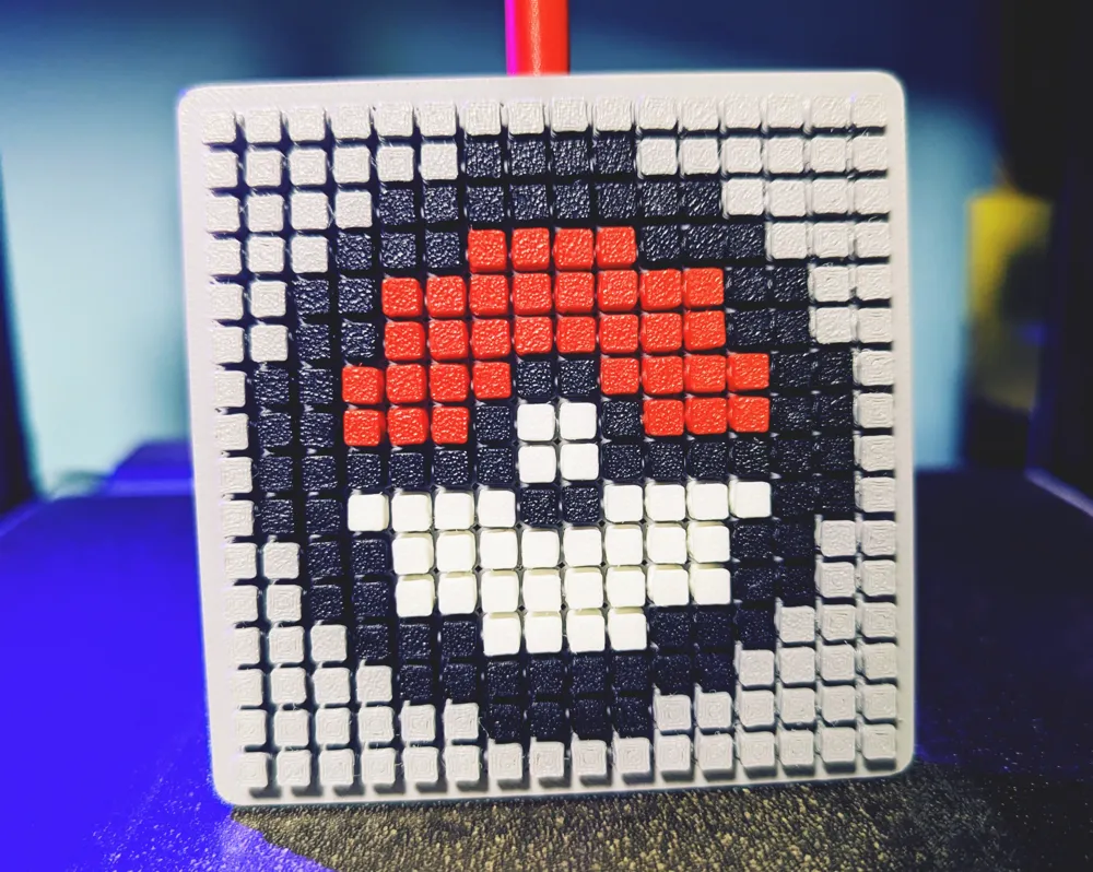 Pixel Pokeball Puzzle by Scattered Collectables - MakerWorld