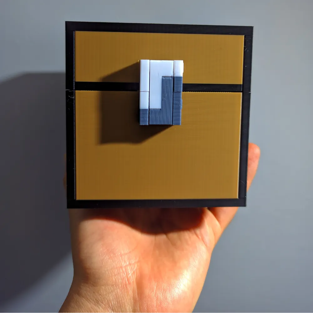 Coffre Minecraft - Modèle d'Impression 3D Gratuit - MakerWorld