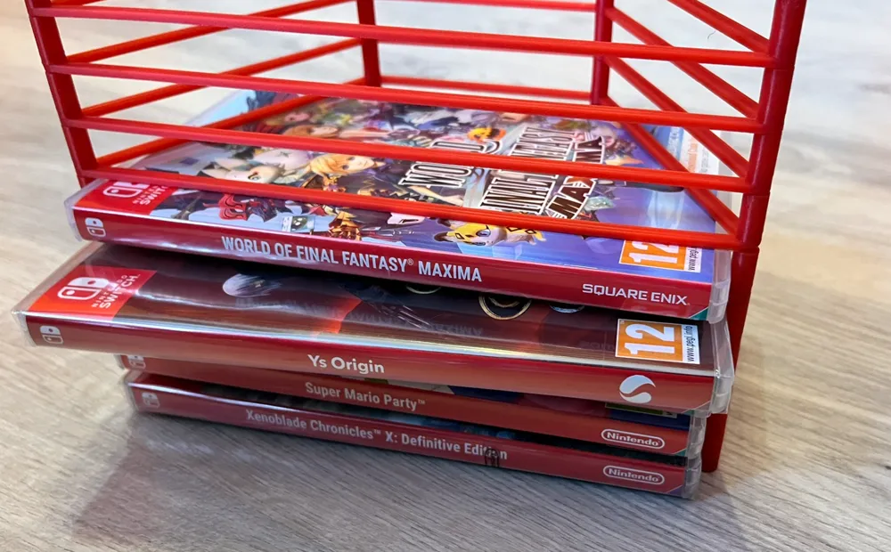 Nintendo Switch game case stacking storage by uniko92 MakerWorld ...