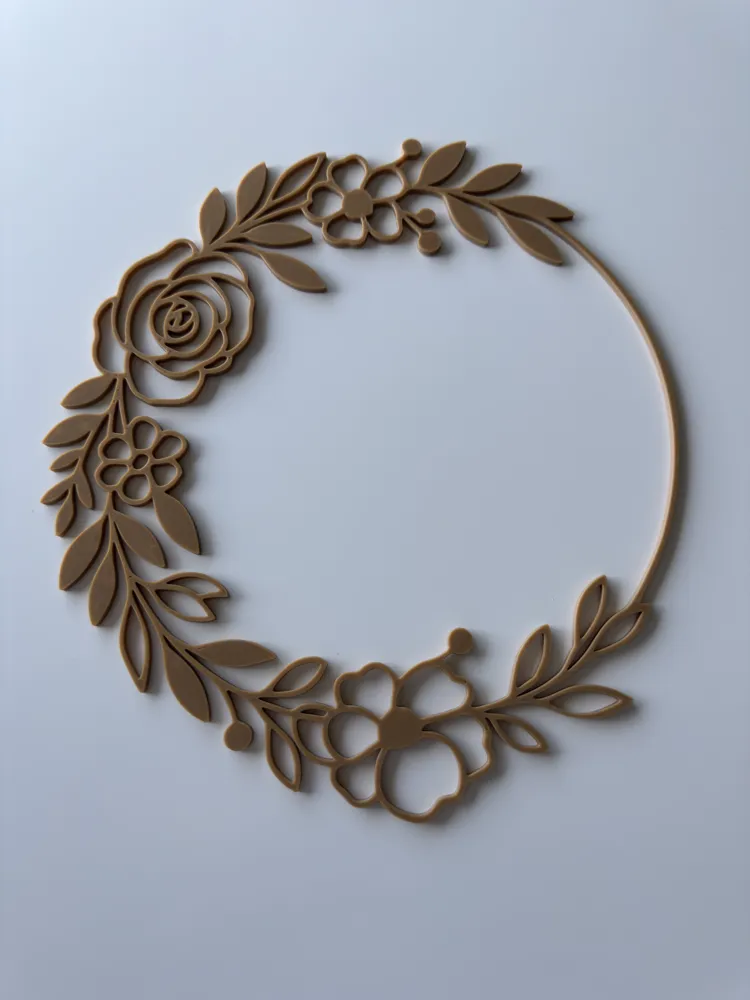 Floral wreath and door wreath by CrazyKidz MakerWorld: Download Free 3D ...