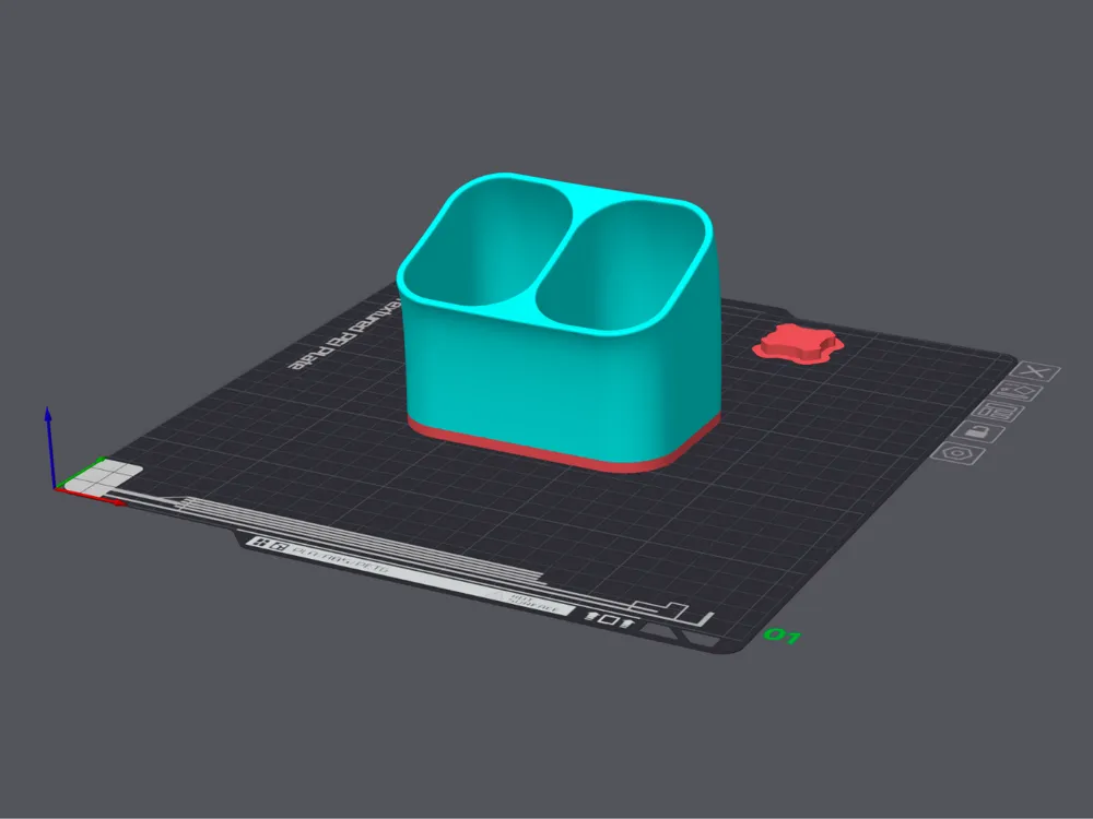 Remote Control Holder · Tilted Nest - Free 3D Print Model - MakerWorld