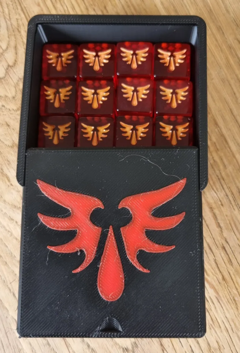 Warhammer 40K Blood Angels Dice Box Remixed by Martin421 - MakerWorld