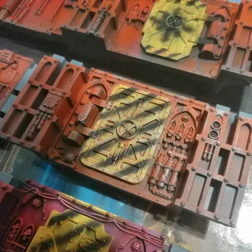 40k Boarding Actions Bulkhead Stencils by Chendragon - MakerWorld