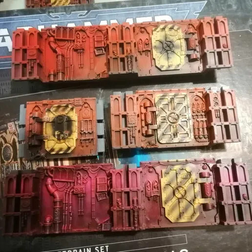 40k Boarding Actions Bulkhead Stencils by Chendragon - MakerWorld