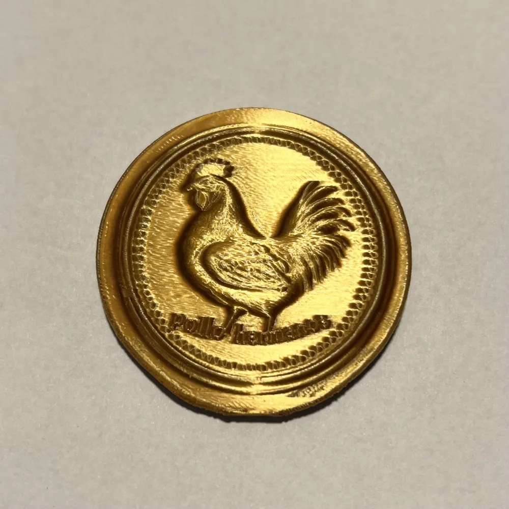 Chicken Pirate Coin by Space Monkey MakerWorld: Download Free 3D Models