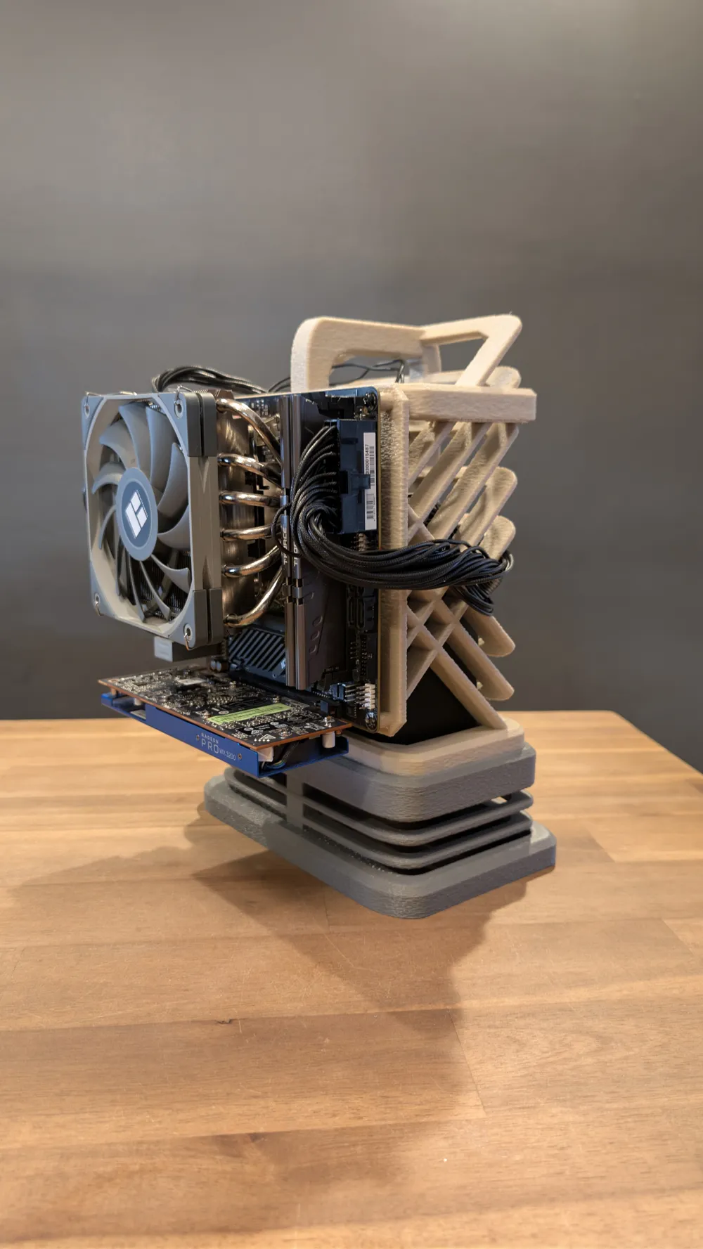 Open Air ITX Case (no screws) - Free 3D Print Model - MakerWorld