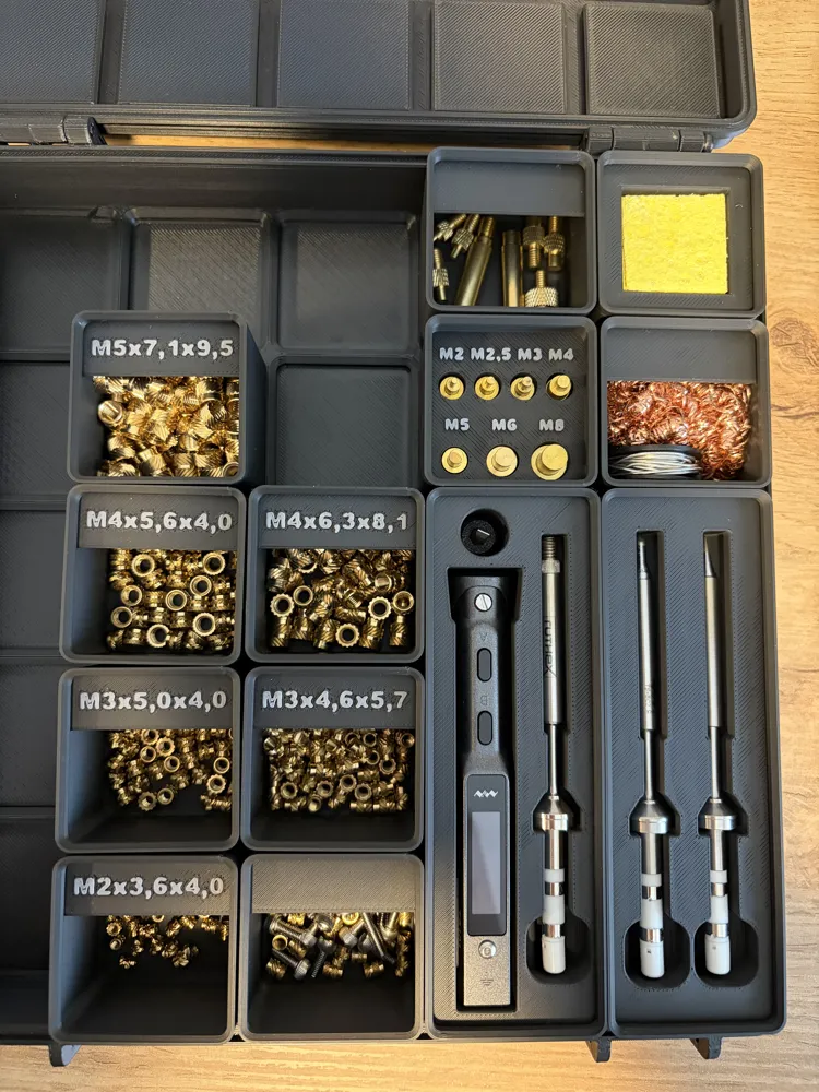 TS101 Gridfinity Box Storage 1x3x5u - Free 3D Print Model - MakerWorld