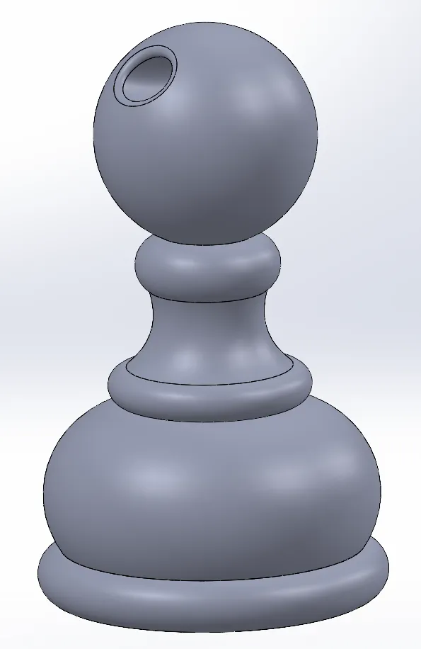 Chess pawn keychain and pill case by iberg32 MakerWorld: Download Free ...