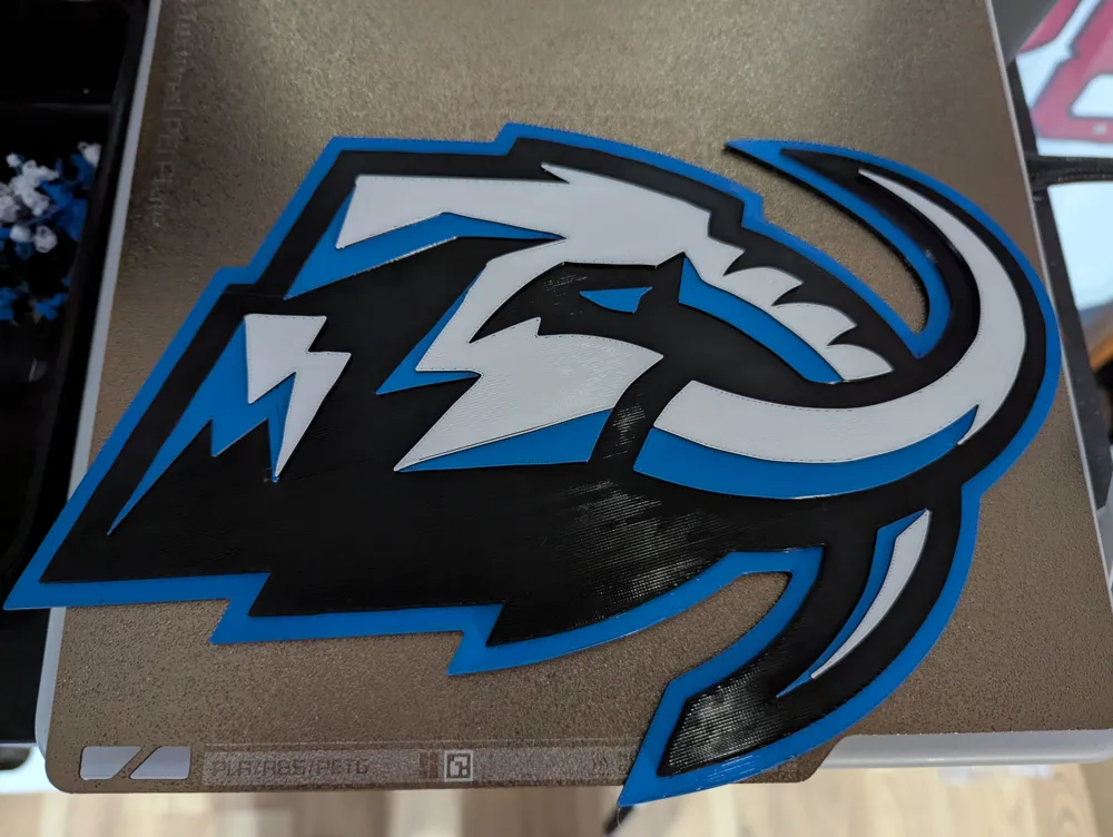 Utah Mammoth 3D Logo by Barite Designs MakerWorld: Download Free 3D Models