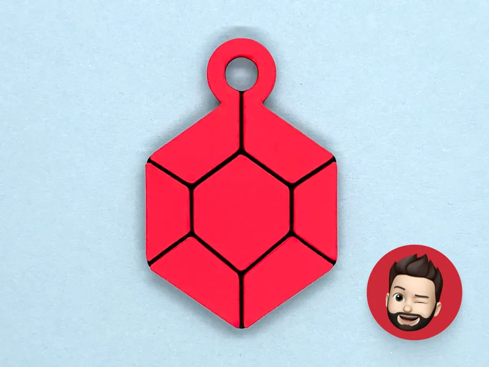 Zelda rupee ruby keychain by nicodeimos - MakerWorld