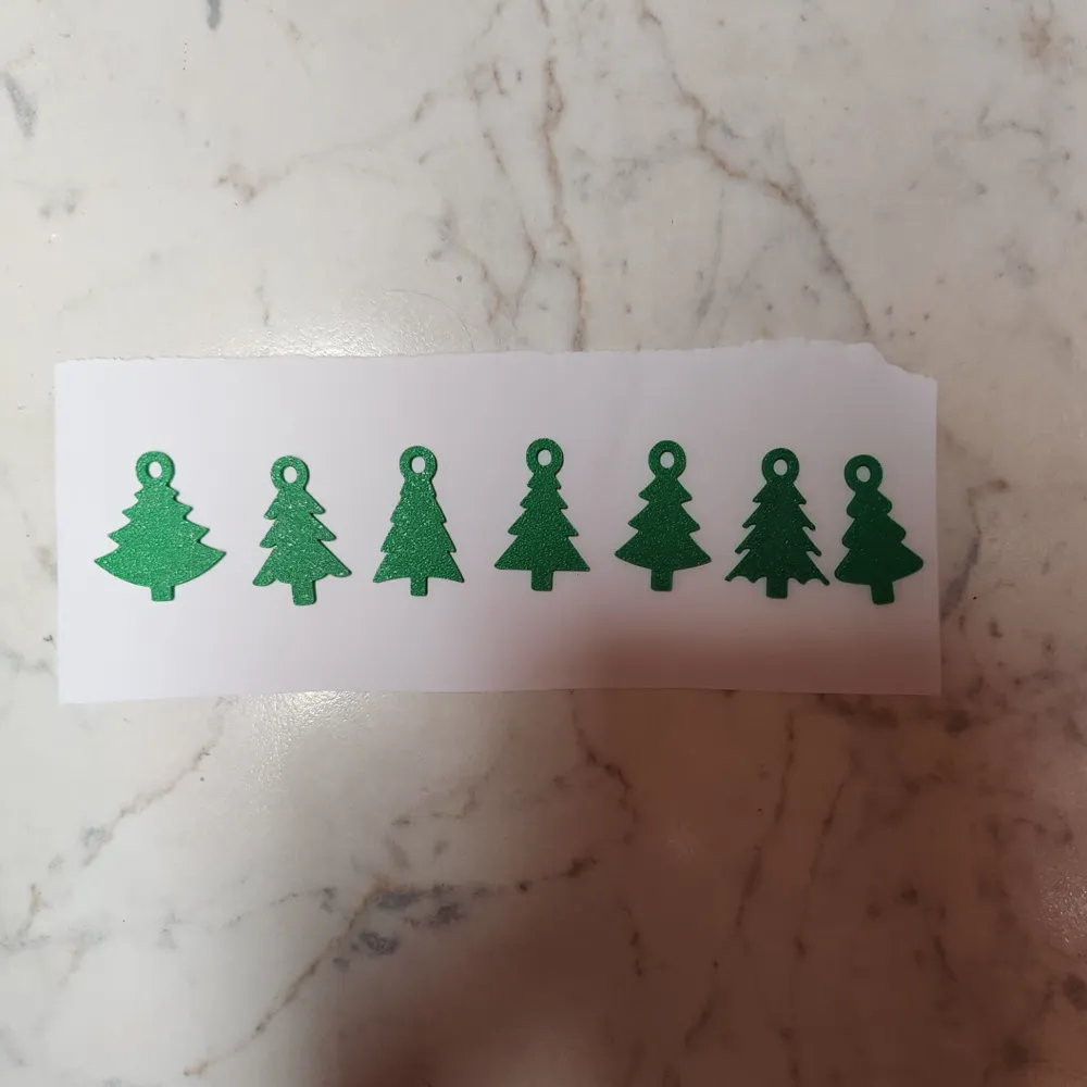 Small green Christmas trees keychain by Falcons - MakerWorld
