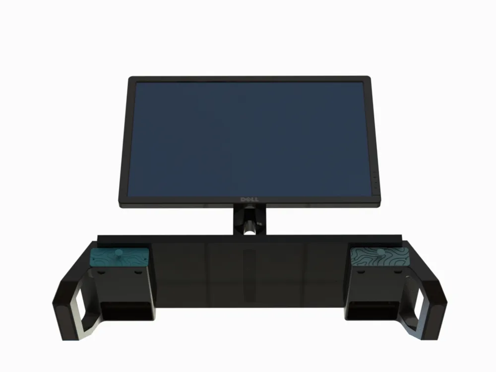 Monitor Riser – 5” Lift | Modular & Customizable by Vectoforge ...