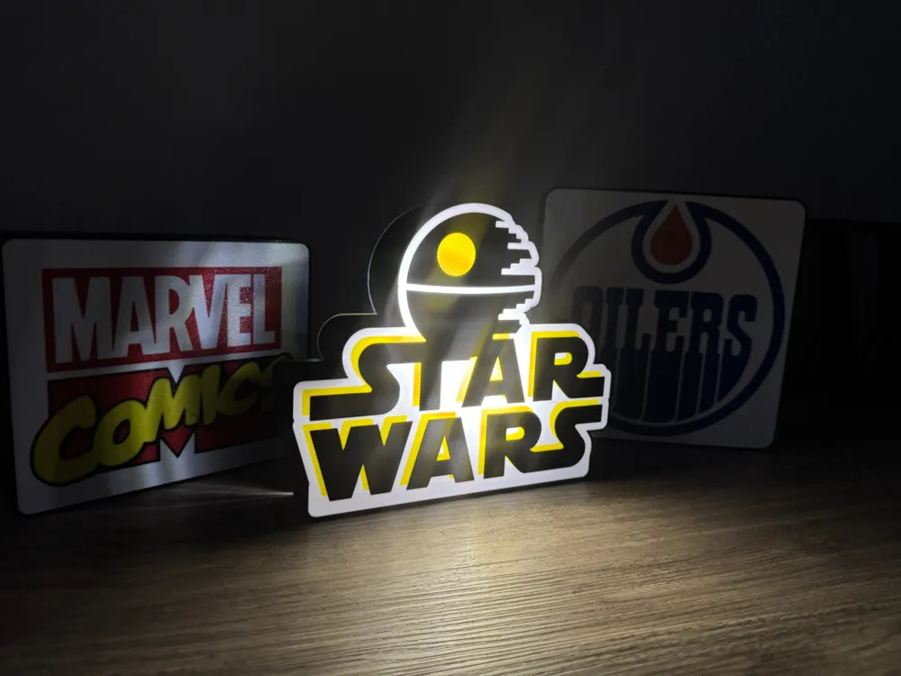 Star Wars - Death Star - Light Box by Canadian Gamer - MakerWorld