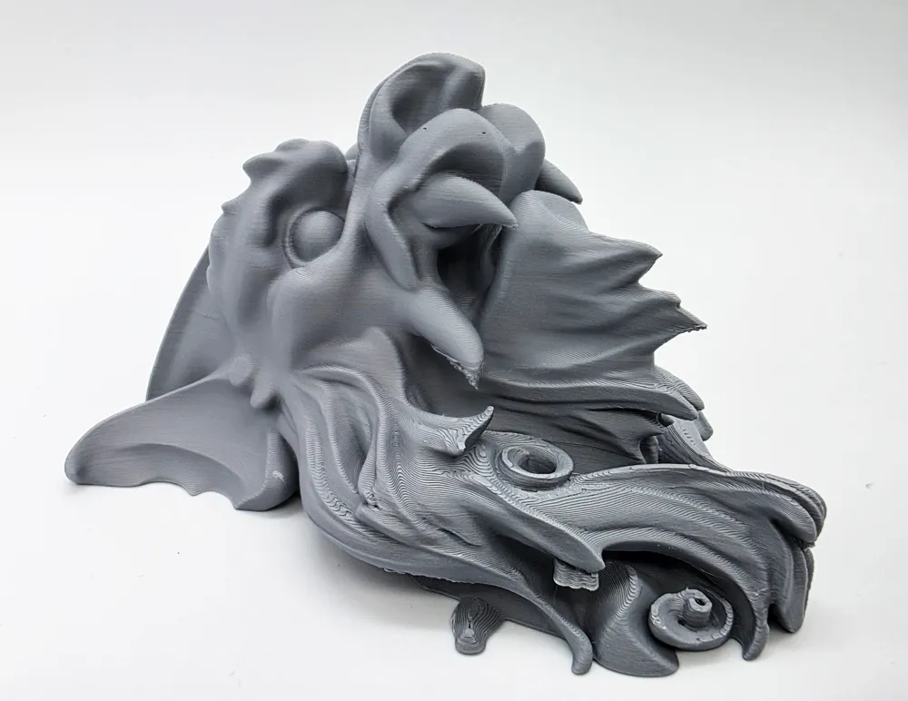 Stone Gargoyle Face - Wall Mount by Triple G Workshop MakerWorld ...