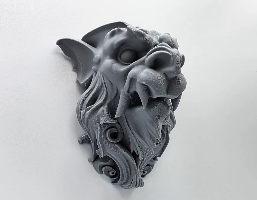 Stone Gargoyle Face - Wall Mount by Triple G Workshop MakerWorld ...