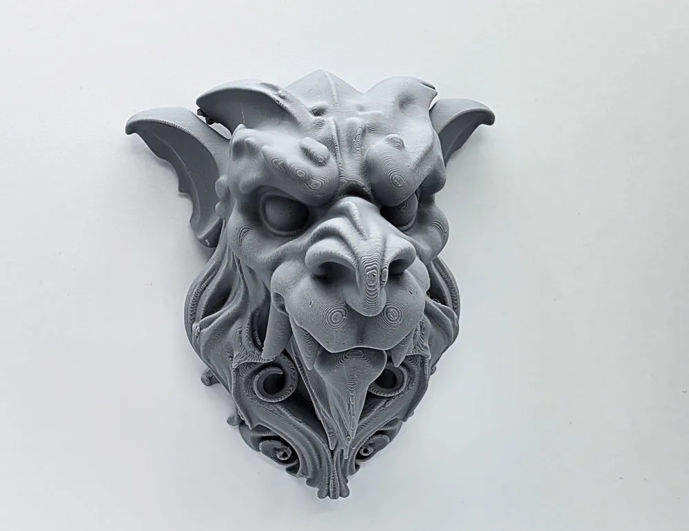 Stone Gargoyle Face - Wall Mount by Triple G Workshop MakerWorld ...