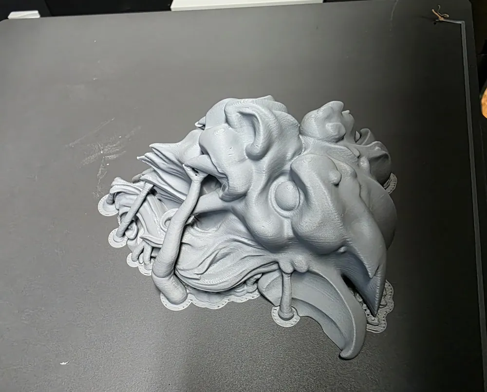 Stone Gargoyle Face - Wall Mount by Triple G Workshop MakerWorld ...