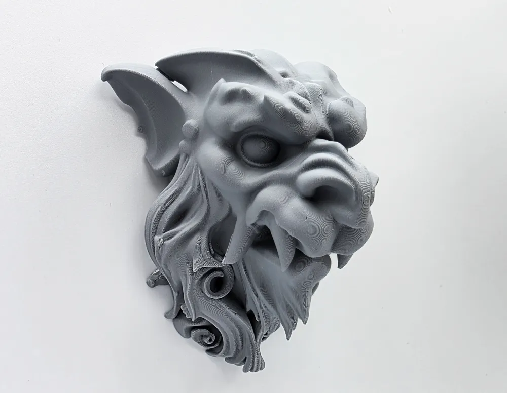 Stone Gargoyle Face - Wall Mount by Triple G Workshop MakerWorld ...