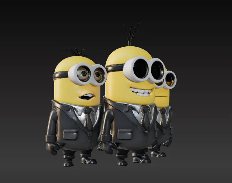 Minion Men in Black - 3D Model 3 by Neoflix3d - MakerWorld