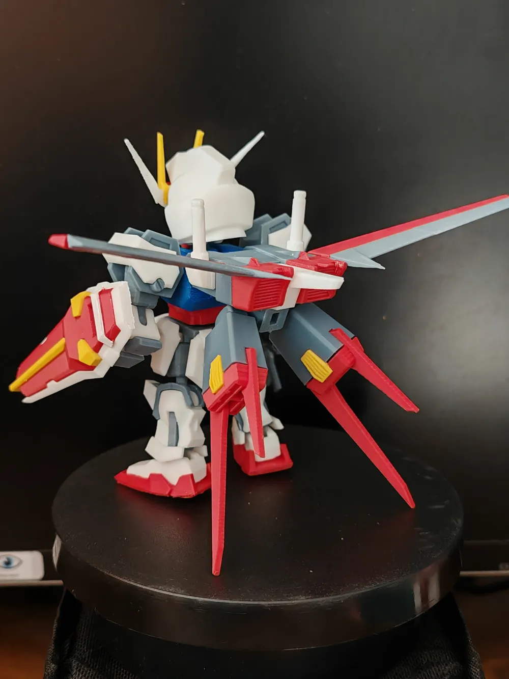 SD scale Gundam Seed GAT-X105 Strike Gundam + Flight Backpack - Free 3D ...