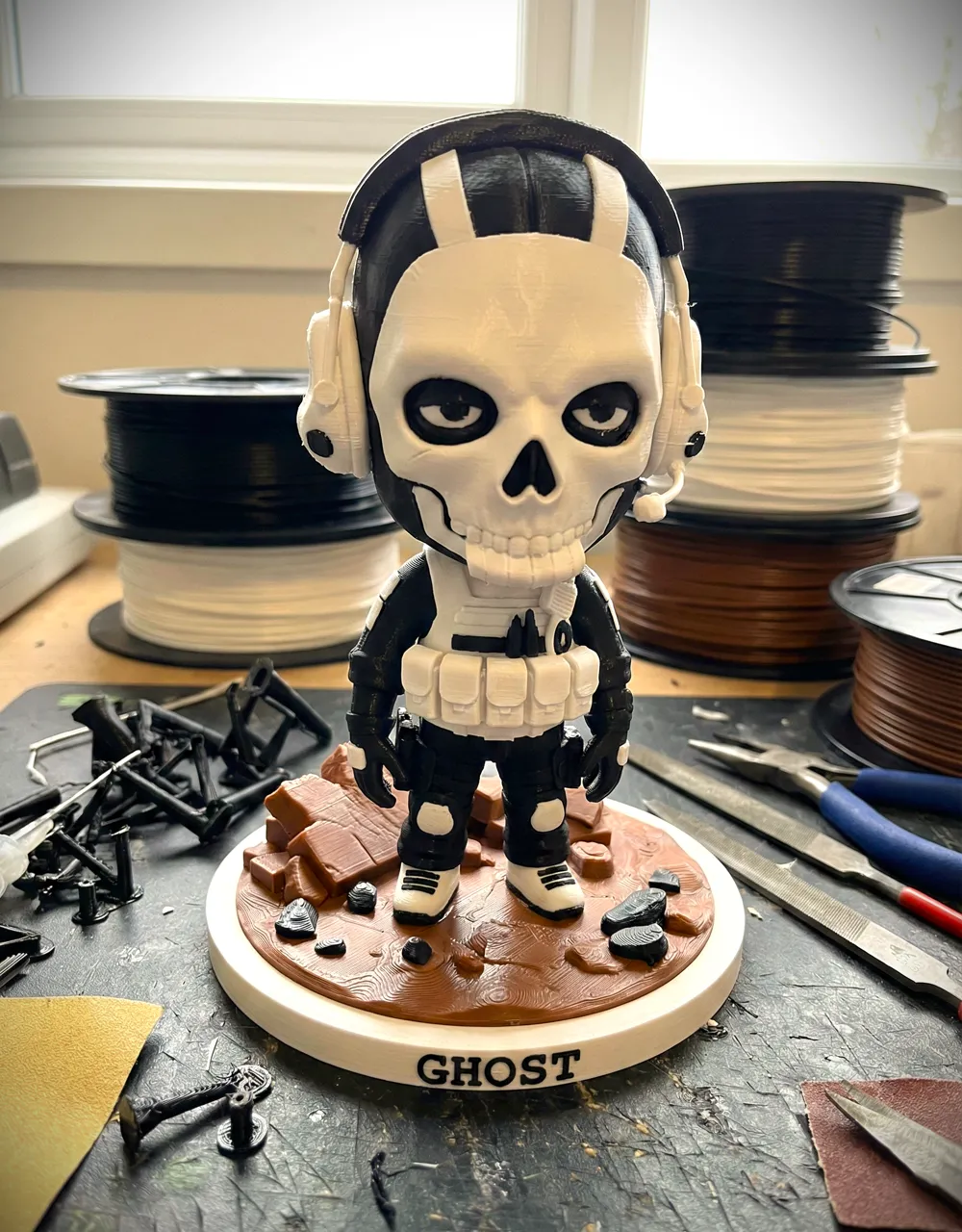 Call of Duty: Ghost / Chibi - Modelo de impresión 3D gratuito - MakerWorld