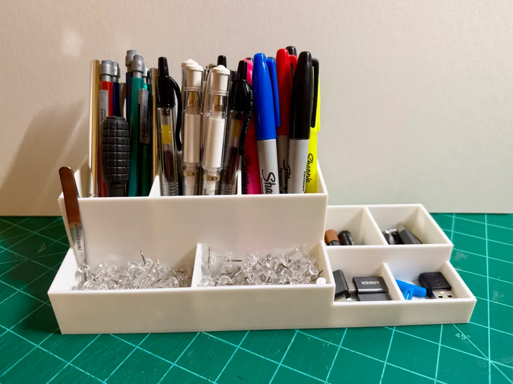 Desk Organizer - Free 3D Print Model - MakerWorld