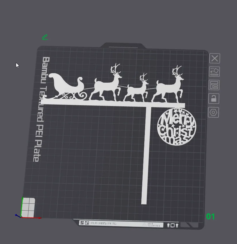 Christmas Door Corner-2-in1 by Freakybo - MakerWorld