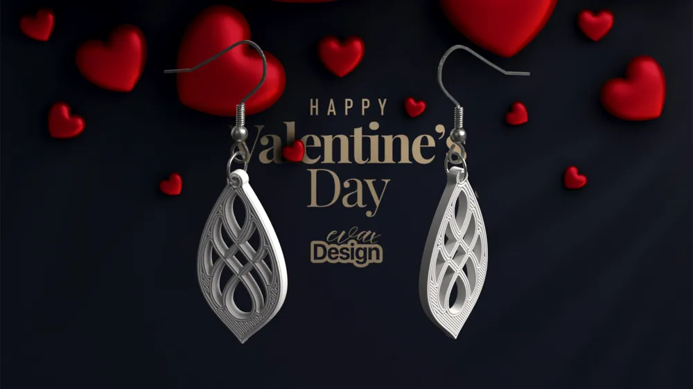 Earrings from a 3D Printer 01 by evax design - MakerWorld