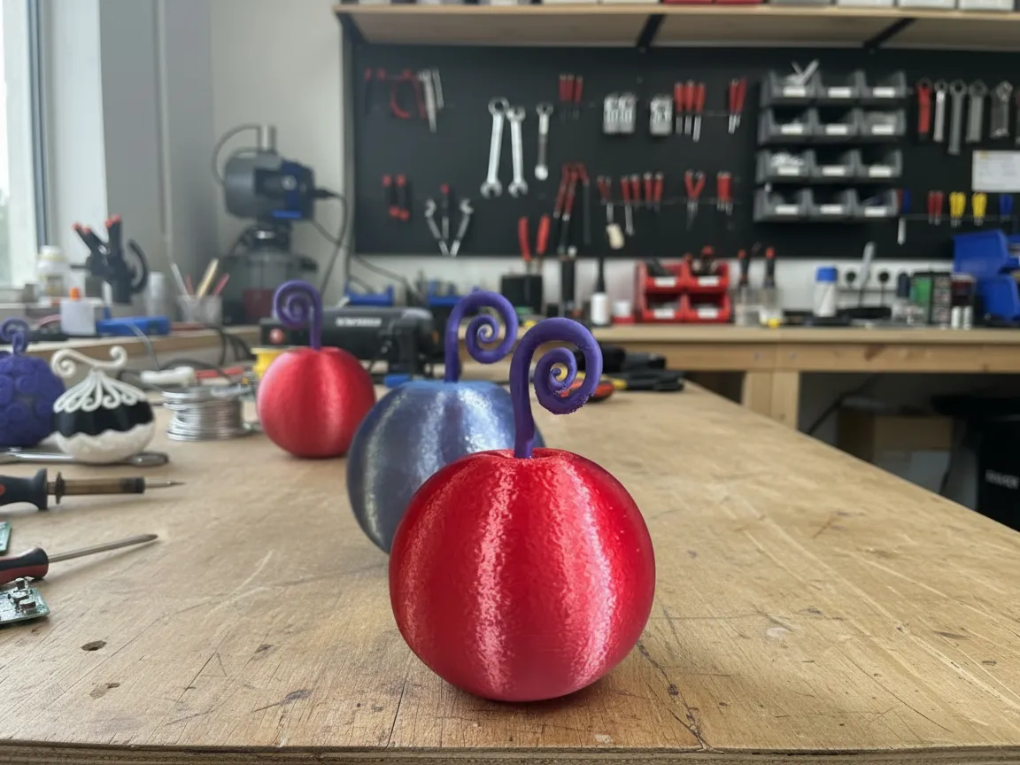Gasu Gasu no mi (Gas-Gas Fruit) - Free 3D Print Model - MakerWorld