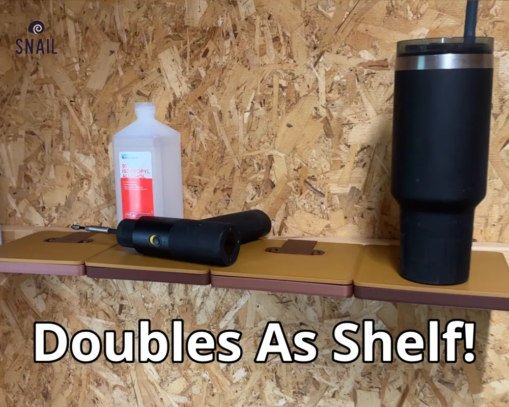 TrayZ. A project tray that transforms into a shelf by Snail - MakerWorld