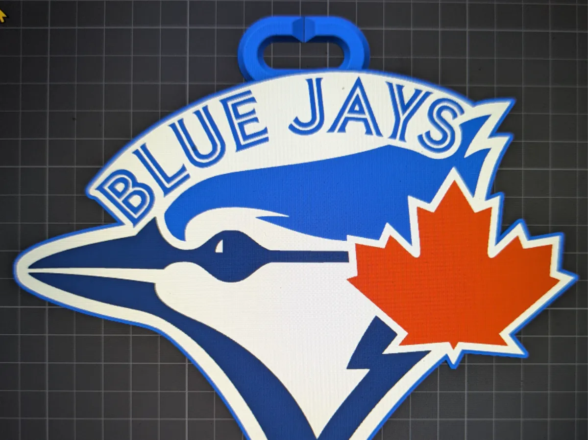 Toronto Blue Jays Oversized logo with chain by Happy Day Fun Merch ...