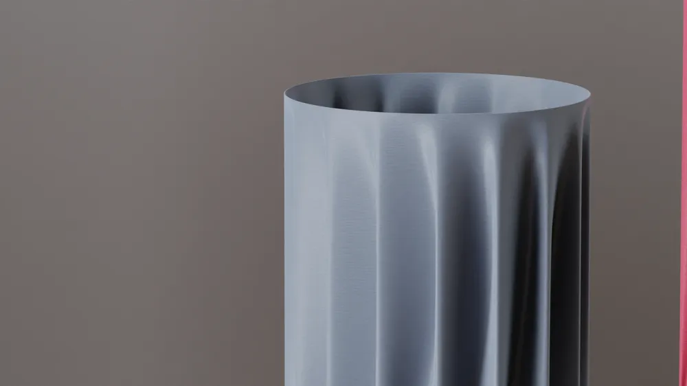 Elegant flowing vase. Beautiful Easy print vase by Abstractia Design ...