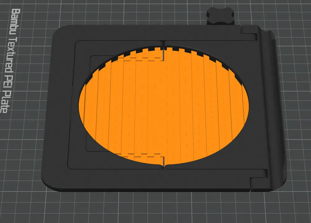 Portable tablet/laptop stand (Print in Place) that fits in a bag ...