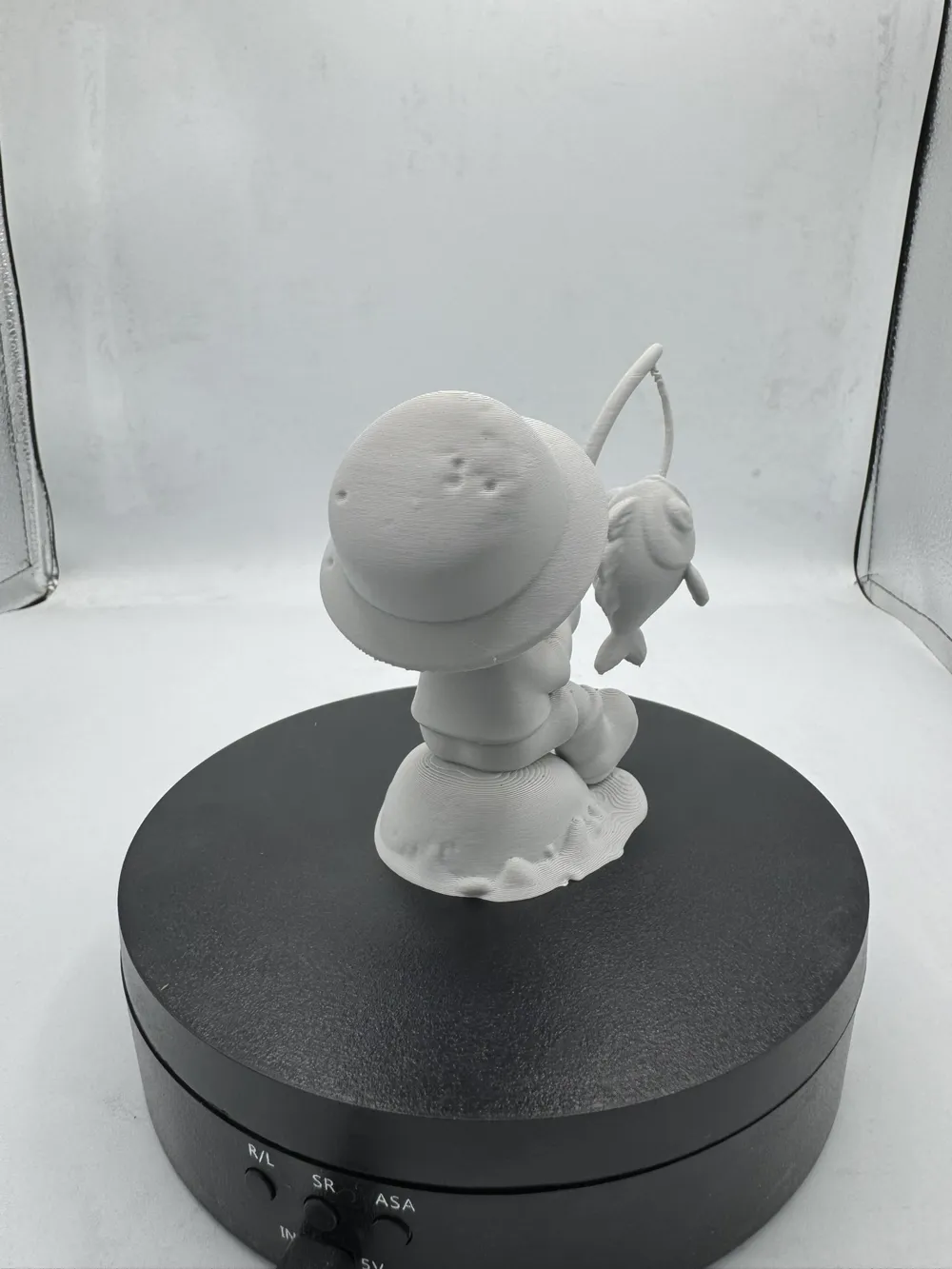 Cute Chibi Fisherman catching a fish - Free 3D Print Model - MakerWorld