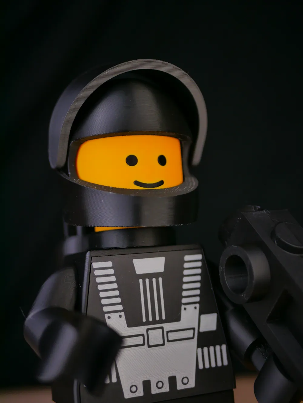 Classic 1980s Black Space Figure - Free 3D Print Model - MakerWorld