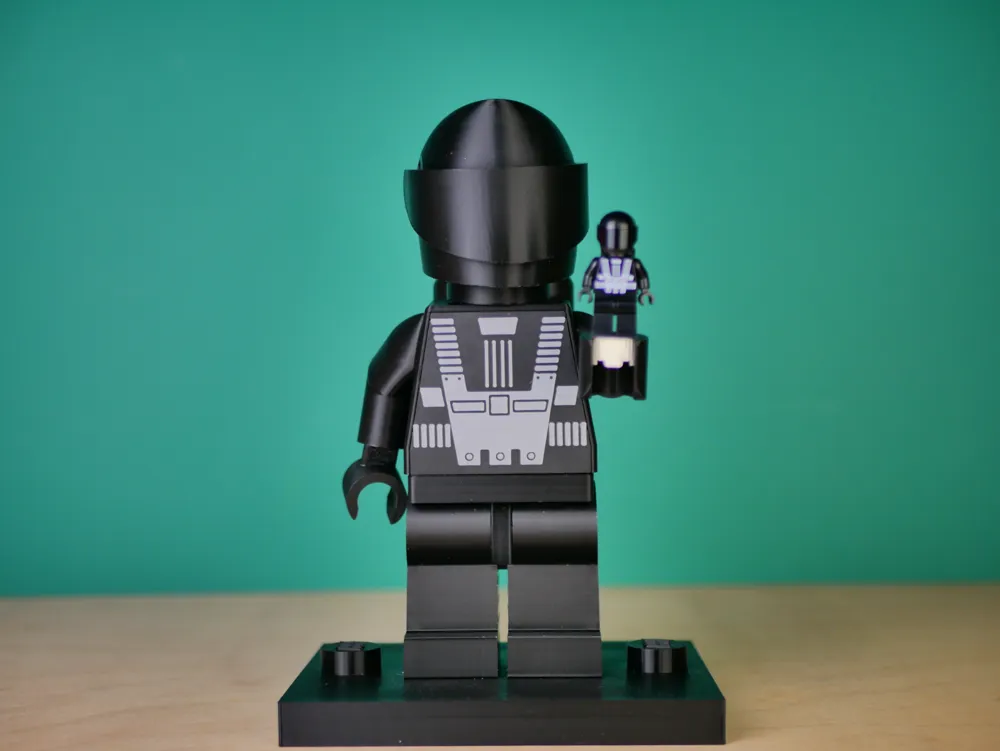 Classic 1980s Black Space Figure - Free 3D Print Model - MakerWorld