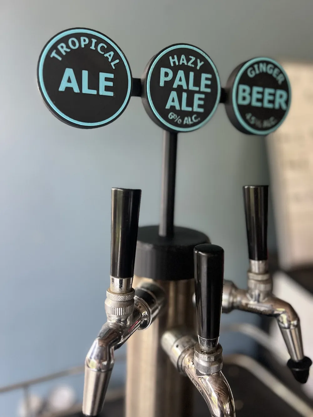 Kegerator Tap Labels - Free 3D Print Model - MakerWorld
