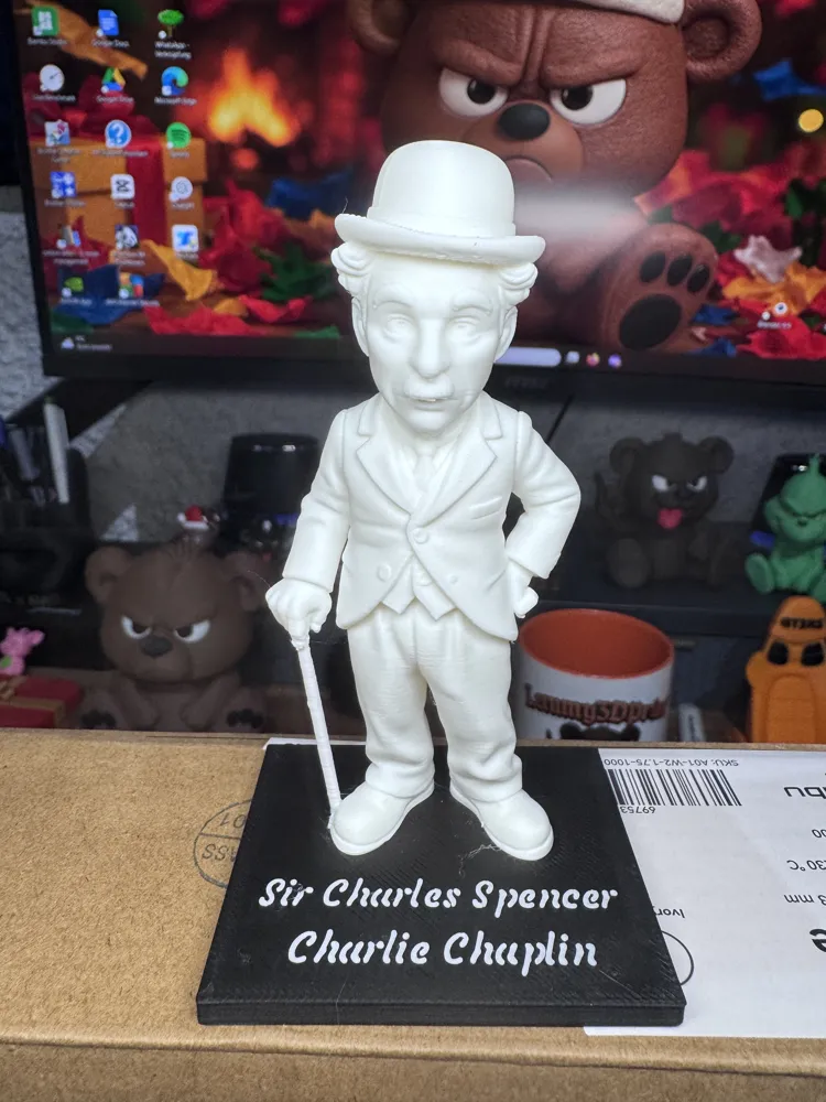 Charlie Chaplin Figur von Lemmy3DPrint MakerWorld: Kostenlose 3D ...