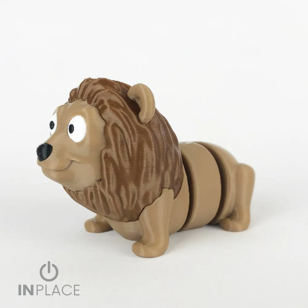 Cute Lion Articulated - Free 3D Print Model - MakerWorld