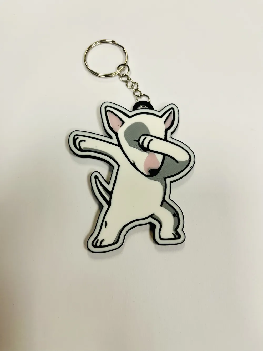 Bull Terrier keychain by GAF 3D MakerWorld: Download Free 3D Models