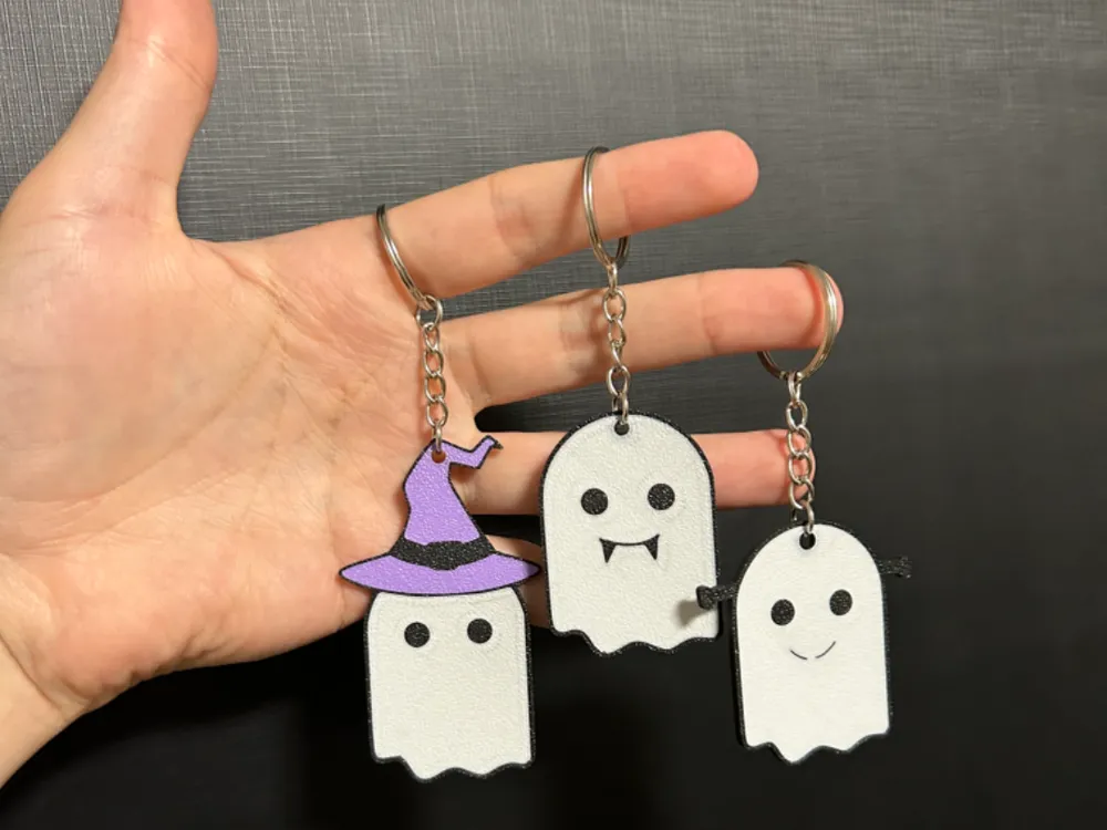 Spooky Friends Keychains! by Super3D - MakerWorld